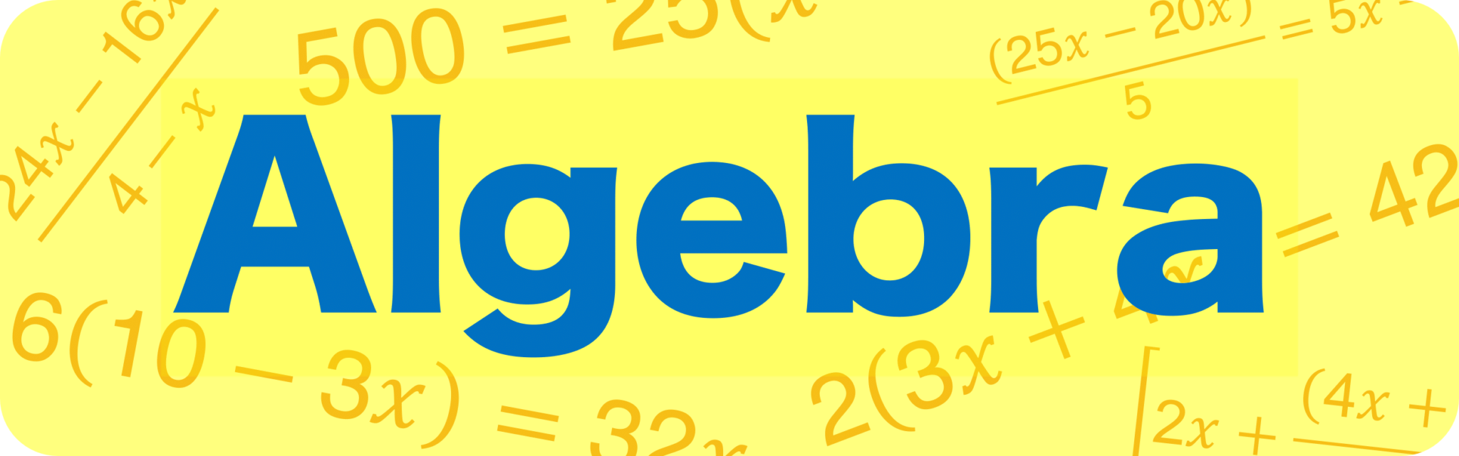 Algebra – Free Step-by-Step Video Tutorials | Math Doodle
